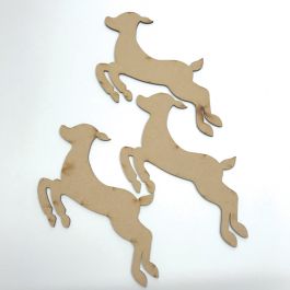 MDF 3 Leaping Reindeer